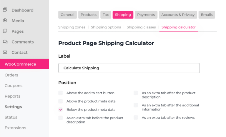 Shipping Calculator for WooCommerce - Kestrel